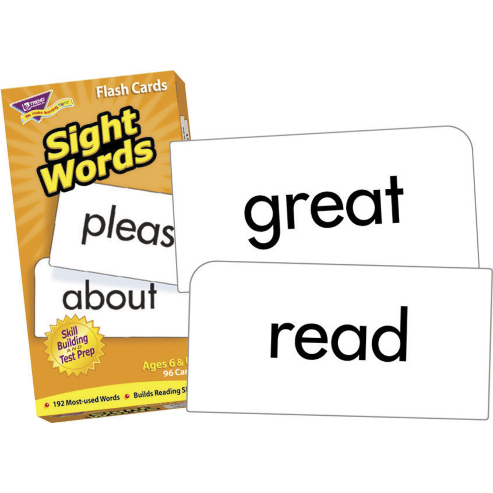 Trend Enterprises Sight Words Flash Cards, Set of 96 | eBay
