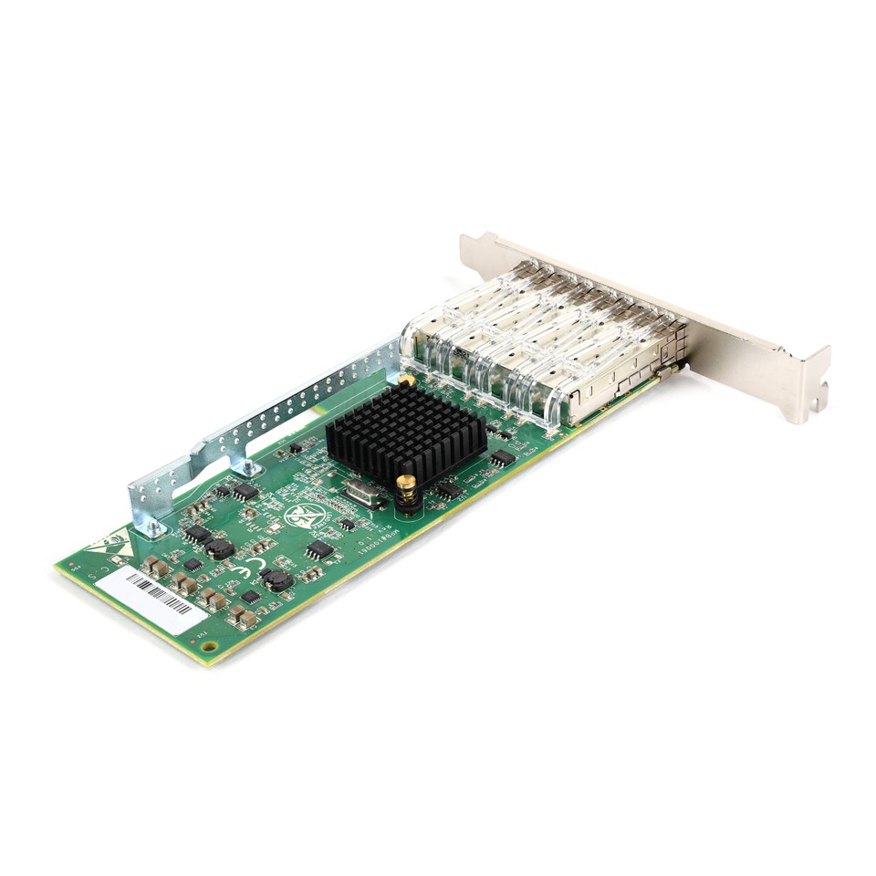 Dell 0XV0JH Silicom PEG4SFPI35L Quad-Port 1GB SFP PCIe NIC Full Height ...