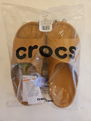 Crocs Mellow Slide Sand (Tan) Mens 8 / Womens 10 | eBay