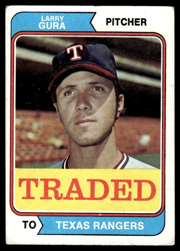 1974 Topps Larry Gura #616T Texas Rangers Baseball Card | eBay