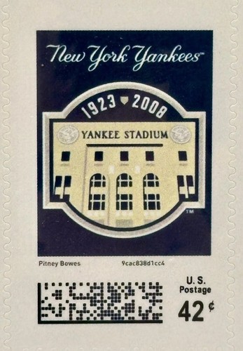 2008 Old Yankee Stadium Limited Edition Premier Postage Stamps ...
