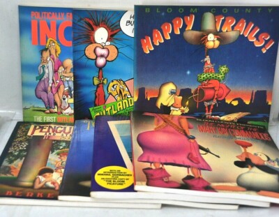 Bloom County Comic Book Lot of 7 VG to LN Collection Berke Breathed | eBay