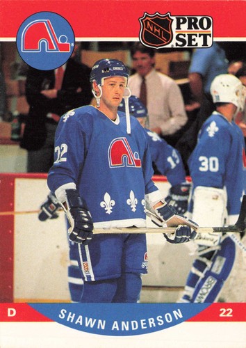 Shawn Anderson 1990 Pro Set #513 Quebec Nordiques | eBay