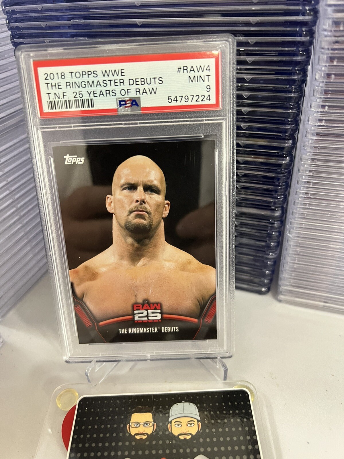 stone cold steve austin 2018 topps wwe ringmaster debuts psa 9 pop 2 # ...