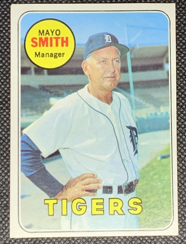 1969 Topps Mayo Smith / Detroit Tigers / Clean | eBay