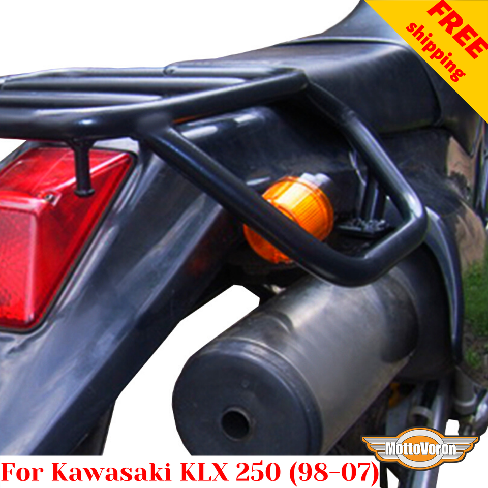 For Kawasaki KLX 250 Rear rack D-Tracker 250 Pannier rack for soft bags ...