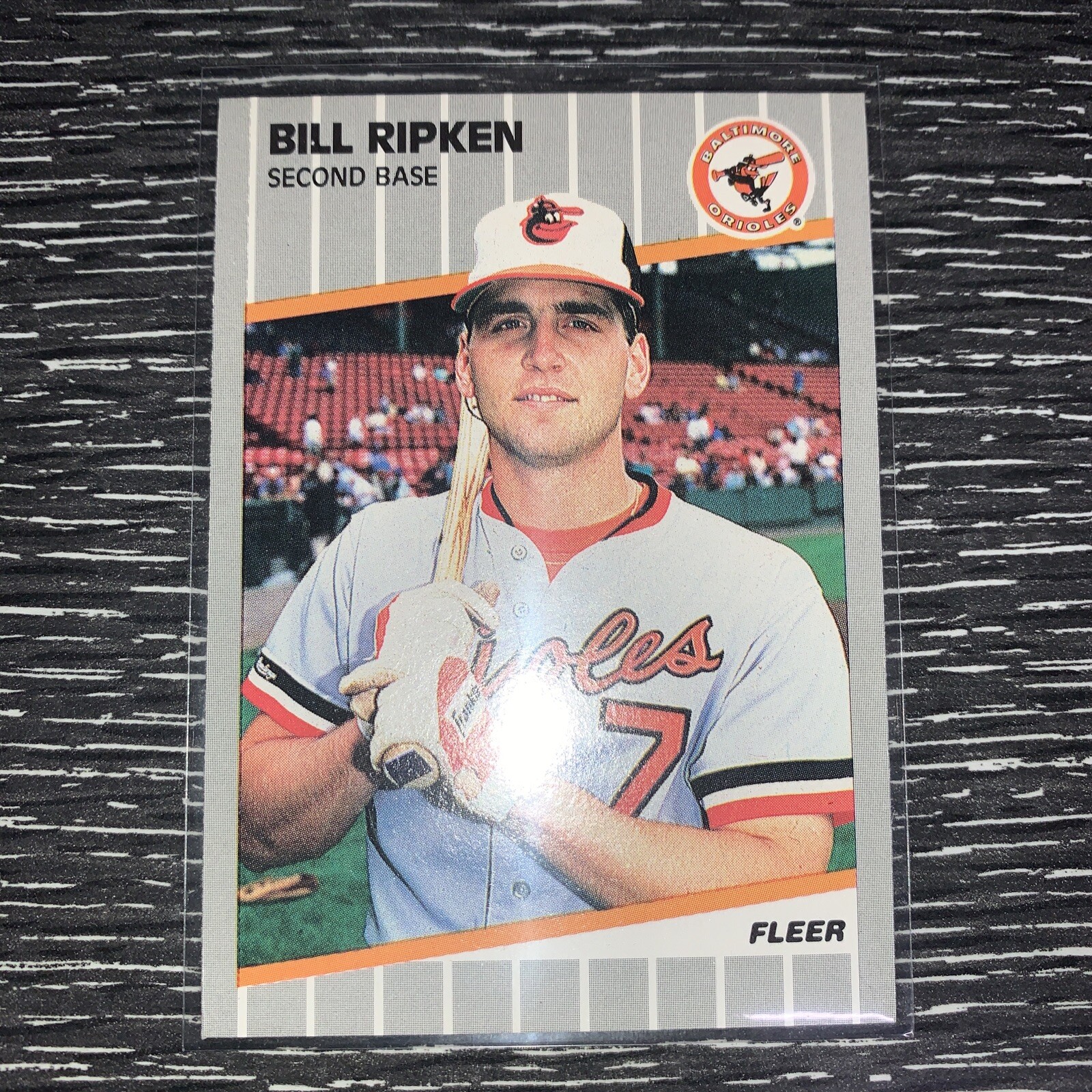 Bill Ripken 1989 Fleer Baseball Card #616 Error Black Box Baltimore ...