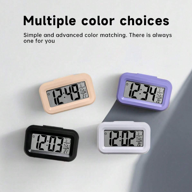 1pc Student Multi-Function LED Alarm Clock - Mini Desk Clock with ...