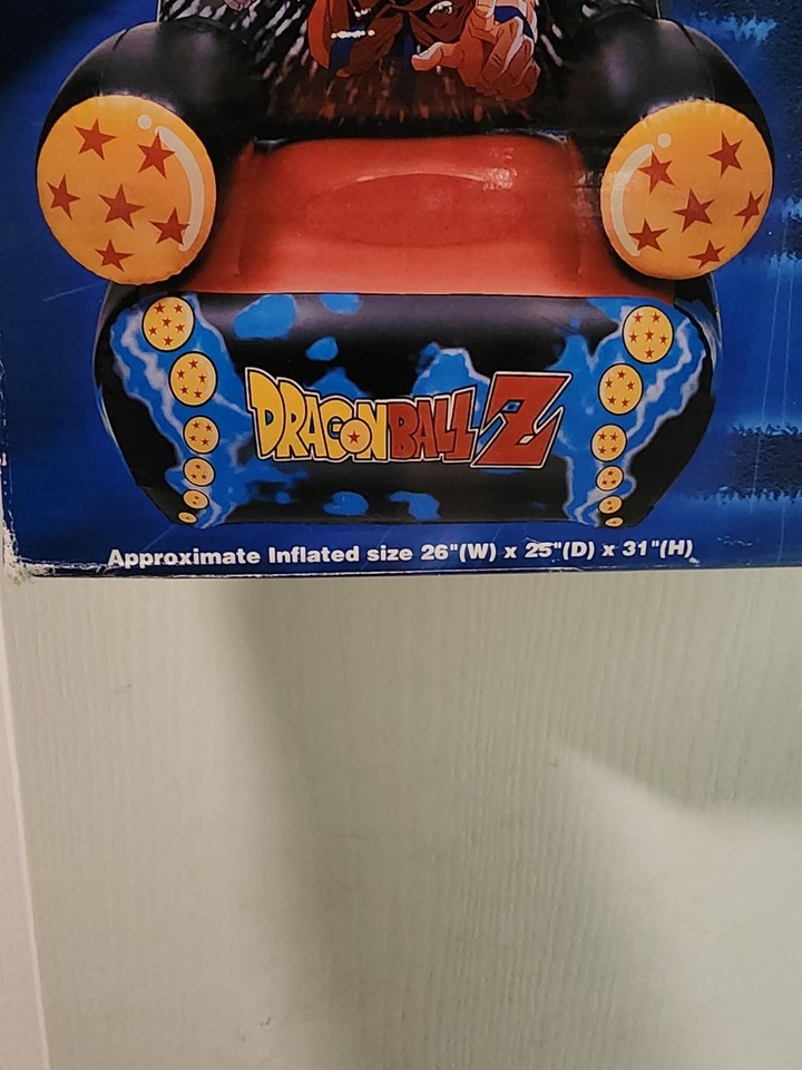 Dragon Ball Z Inflatable Chair Official DBZ Funimation Rare Vintage ...