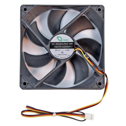 Fensu HD121225SH 12V 0.35A Ventilateur Brushless DC 120Mm Noir 3Pin | eBay