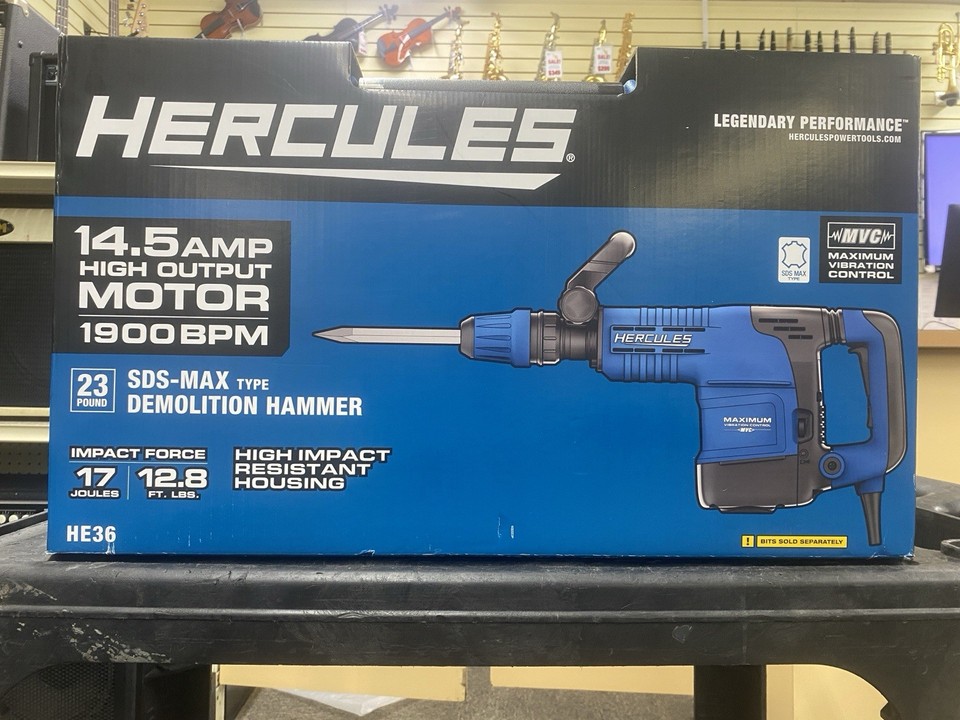 HERCULES SDS Max-Type Demolition Hammer - Model: HE36 | eBay