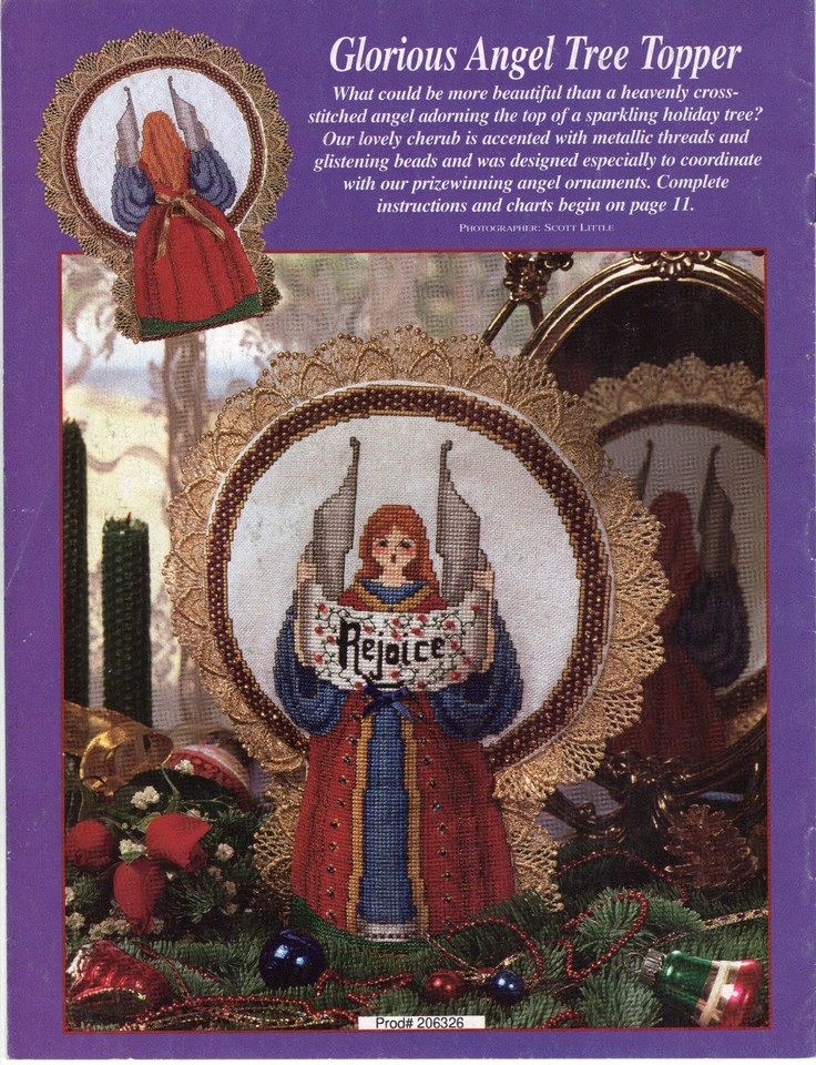 "Prize Winning Angel Ornaments" Cross Stitch & Needlework Magazine ...