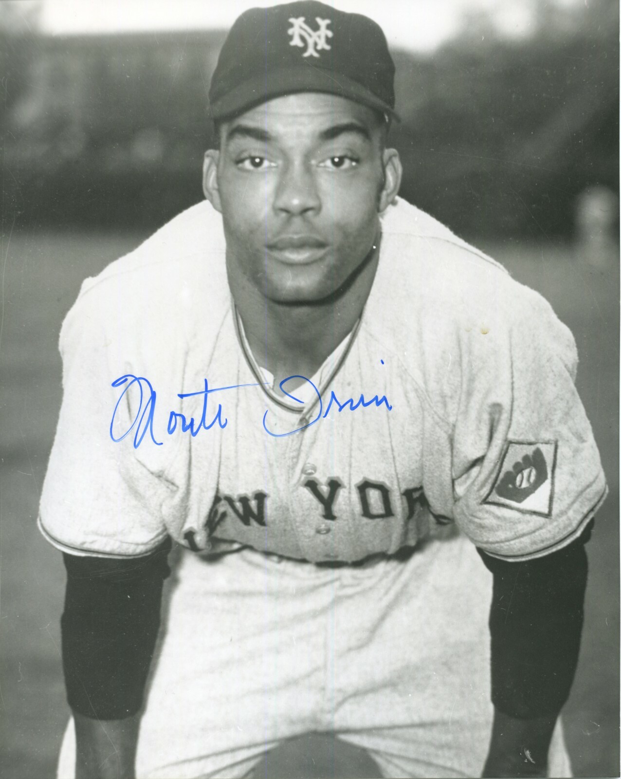 MONTE IRVIN NEW YORK GIANTS CHICAGO CUBS HALL OF FAME AUTOGRAPHED 8 X ...