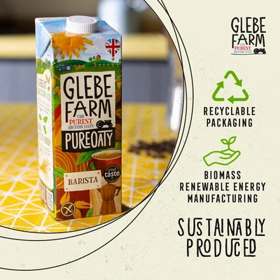 Glebe Farm Gluten Free PureOaty Oat Milk, | Grelly UK