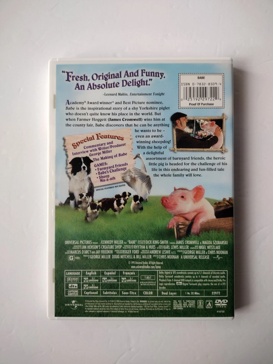 Babe Region 1 Dvd 1995