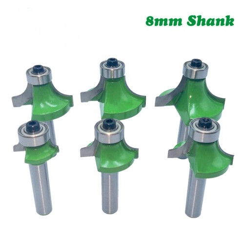 Corner Round Router Bits 8mm Shank Wood Carving Drill Bit Woodworking ...