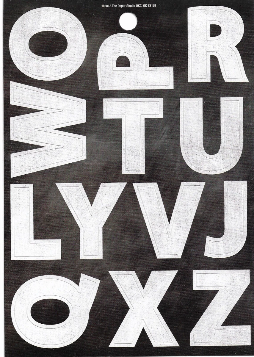Chalk Letter Alphabet