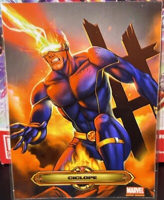 2019 MARVEL SUPER HEROES RARE FOREIGN CARD CYCLOPS #59 | eBay
