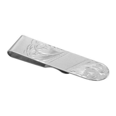 925 Sterling Silver Engraved Money Clip 5055728574277 | eBay