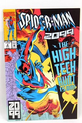 Spider-Man 2099 #2 High Tech Hunt is On 1992 Marvel Comics F- | eBay