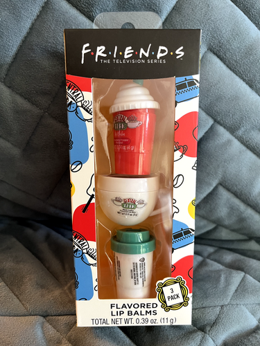 FRIENDS TV SHOW 3 PACK FLAVORED LIP BALMS - NEW IN PACKAGE | eBay