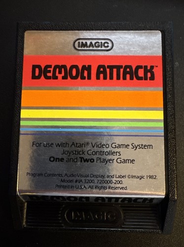 Demon Attack (Atari 2600, 1982) cartridge only | eBay