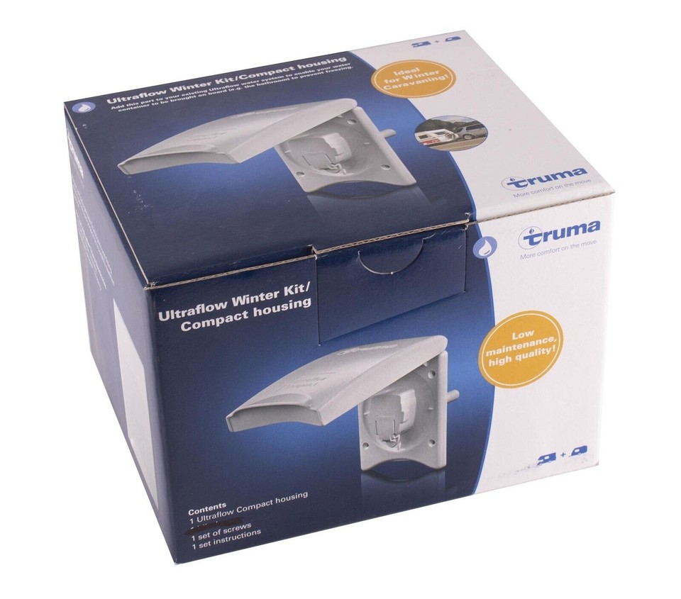 Caravan Truma Ultraflow Winter Compact Water Inlet White Housing 46030 ...