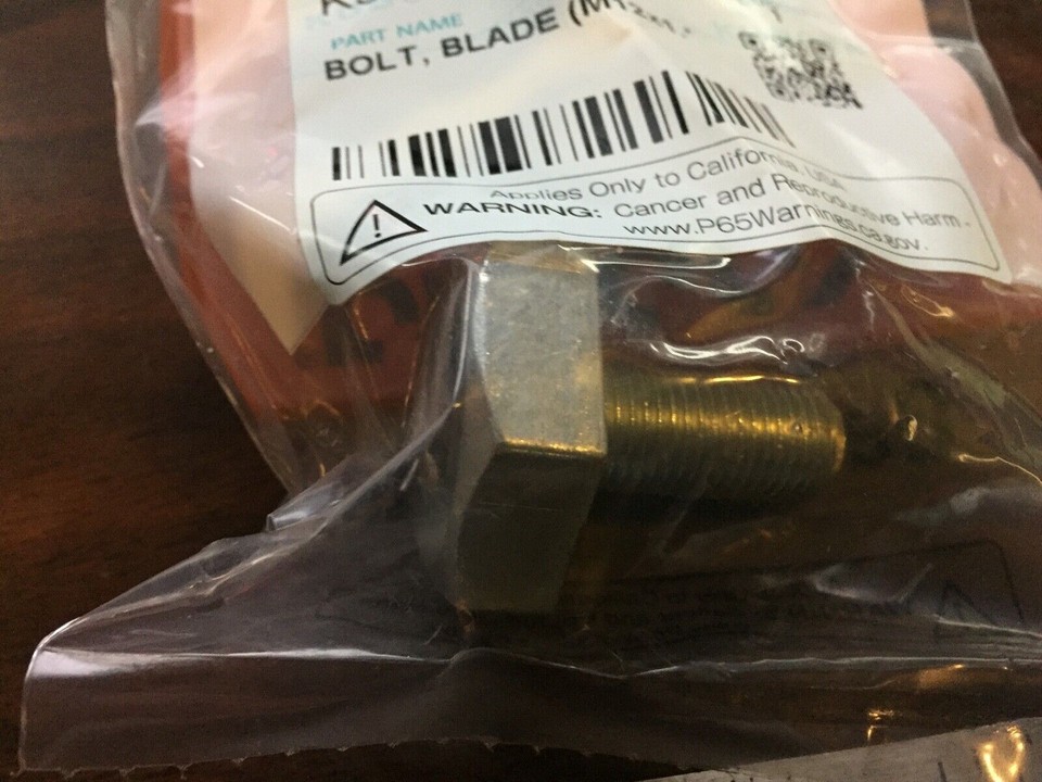 *OEM Genuine Kubota Blade Bolt Part# K5371-34372 Mower Decks RCK48 ...