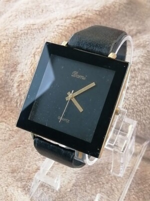 Montre Femme Vintage 1985 Watch DOMI Mode Big Size Cuir Quartz | eBay