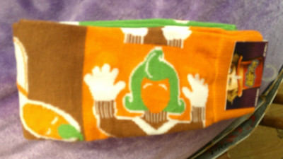 NWT WILLY WONKA SHOE SIZE 6-1 2-NOVELTY SOCKS OOMPA LOOMPA | eBay