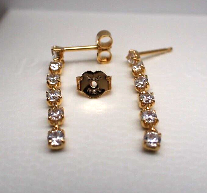 Authentic Pandora #263011C01 Sparkling Stones Drop Earrings Shine ...