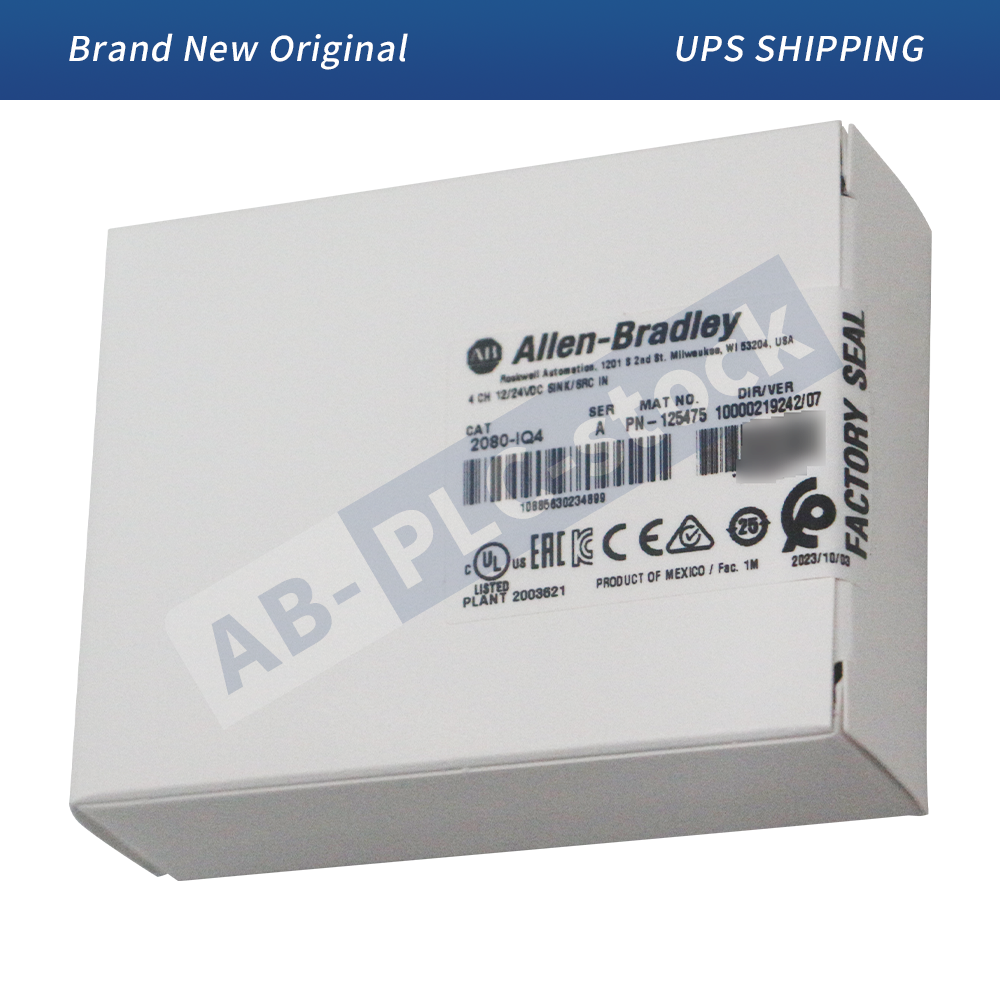 New Sealed 2080-IQ4 Allen-Bradley Micro800 System, 4-ch Digital Input ...