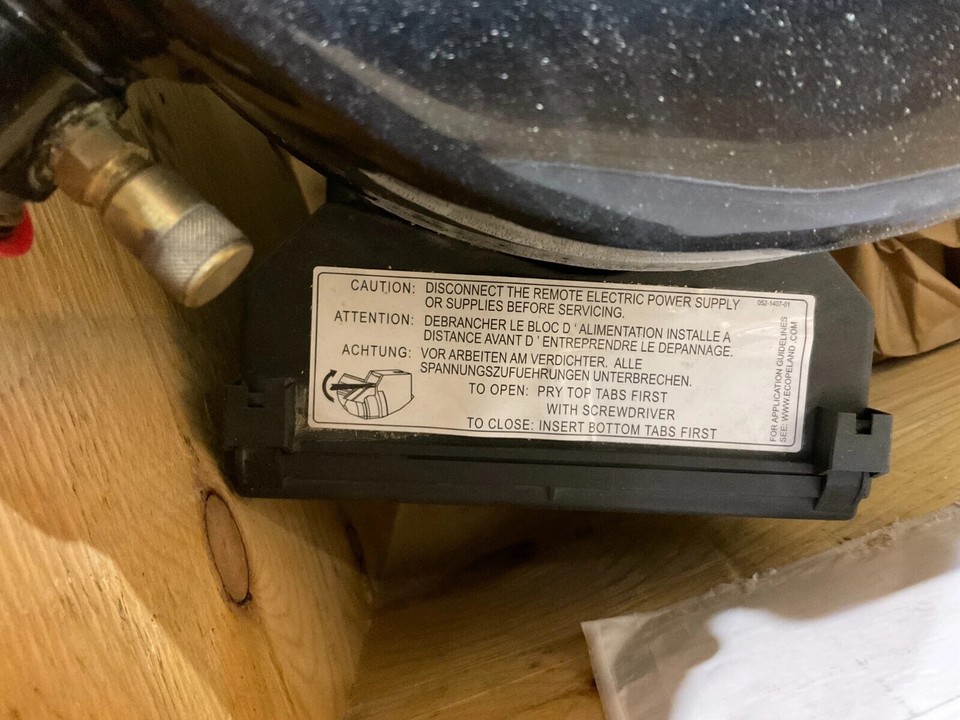 Copeland ZR16M3E-TWD-961 Scroll Compressor 160000 BTU'S PER 28A 460ac ...