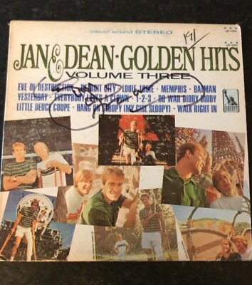 * DEAN TORRENCE * signed vinyl album * JAN & DEAN * COA * 9 | eBay