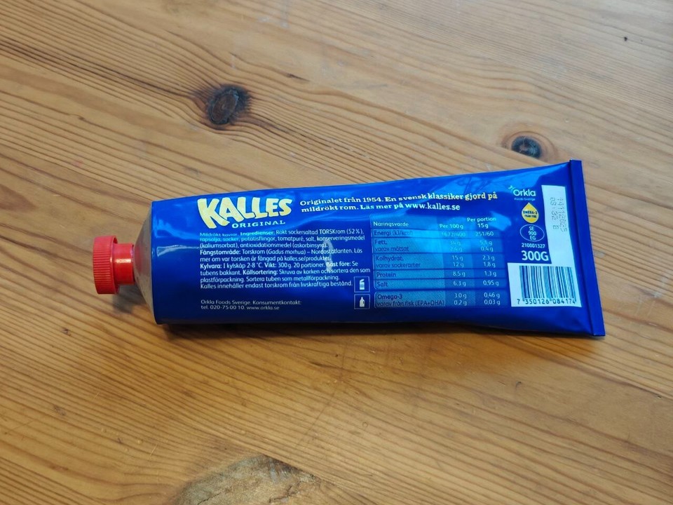 Kalles Original Caviar, Svensk Kaviar (Swedish caviar), 300 g | eBay
