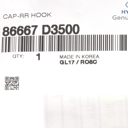 OEM NEW HYUNDAI 2019-2021 Tucson Rear Tow Eye Hook Cover 86667-D3500 | eBay