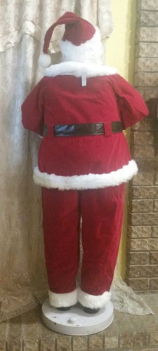 1990s Animated singing dancing 5 ft Santa Claus see description | eBay