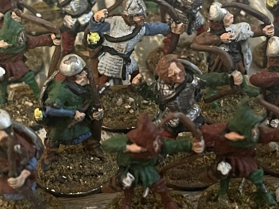 Lot Of 18 Hand Painted Soldiers Metal Base 1.25” Tall | eBay