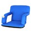 Portable 2 Pieces Blue Stadium Seat Gym Reclining Seat 5 Adjustable ...