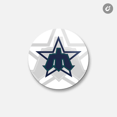 Seattle Mariners MLB | 4'' X 4'' Round Decorative Magnet | eBay