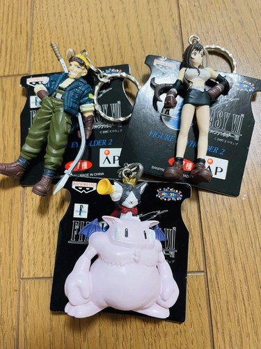 Final Fantasy 7 Figure Keychain Sid Tifa Ketsui Collectible Used | eBay