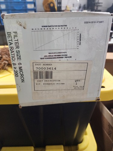JLG 70003614 HII-0015-0018 Hydraulic Tank Filter Service Kit 6 Micron ...