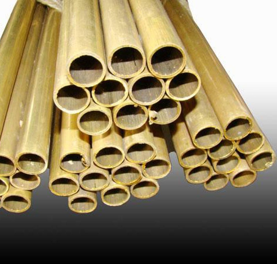 US Stock 4pcs 8mm OD 7mm ID 0.5mm Wall 9.85" Long H62 Brass Tube Pipe ...