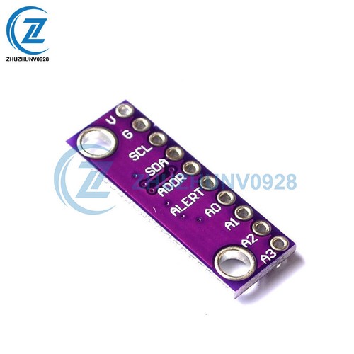 12 Bit I2C 4 CH ADS1115/ADS1015 Module ADC Development Board for ...