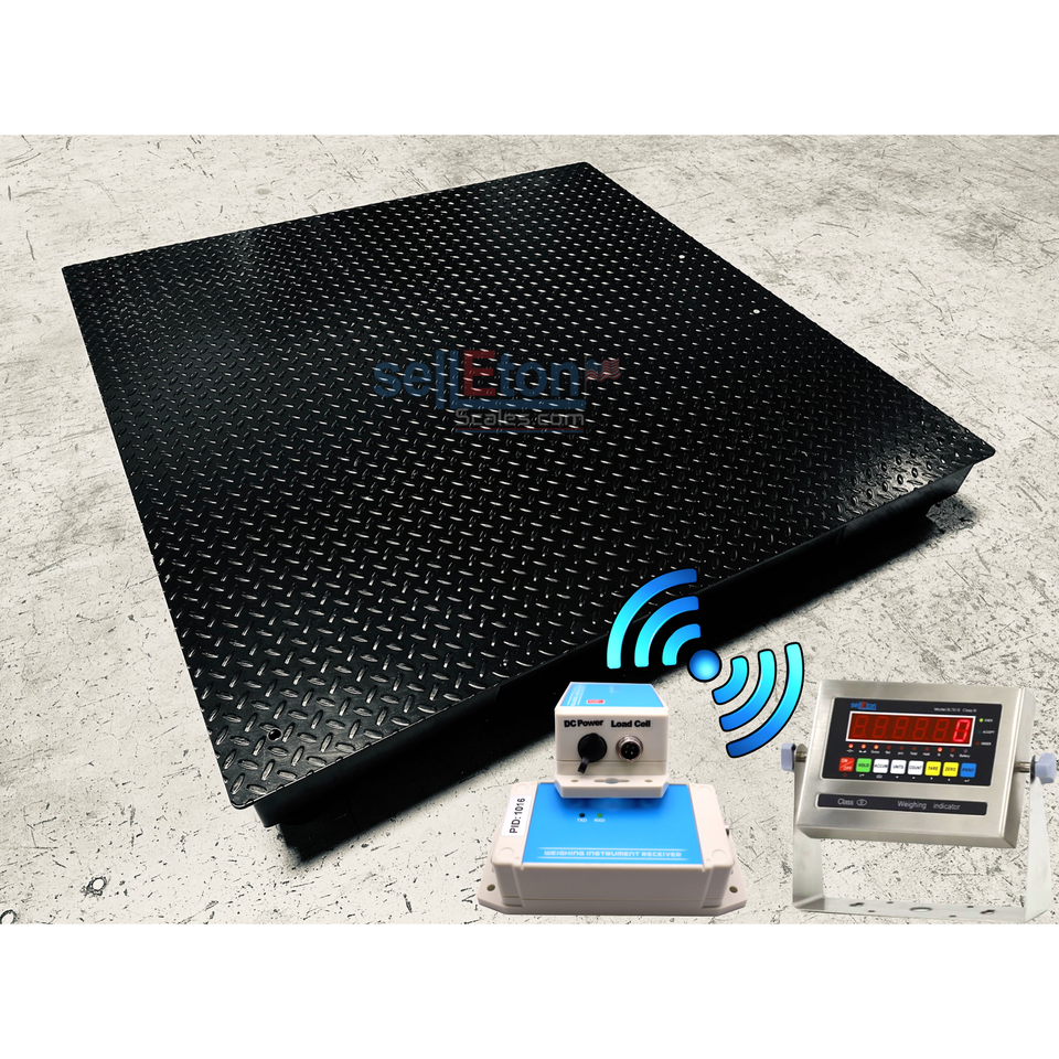 NTEP certified Industrial 24" x 36"(2'x3') Wireless Floor scales 1000 x ...