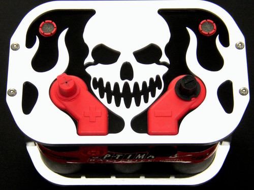 Skull Optima Battery Tray Box Bracket 34/78 D34- Rat Rod/Classic/Muscle ...