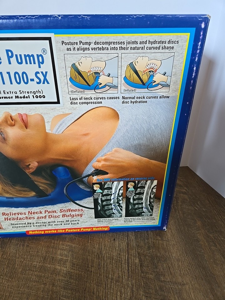 Posture Pump 1100-SX Neck Disc Hydrator Cervical Spine Therapy Pain ...