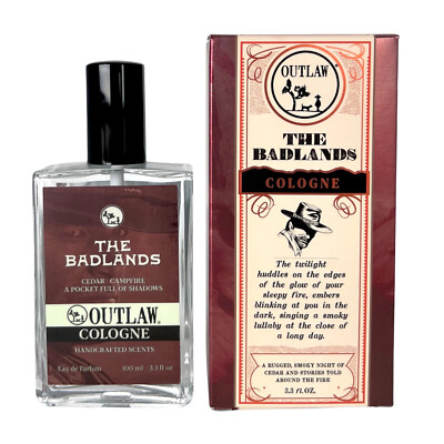 Outlaw The Badlands Cedar & Campfire Spray Cologne 3.3 oz | eBay
