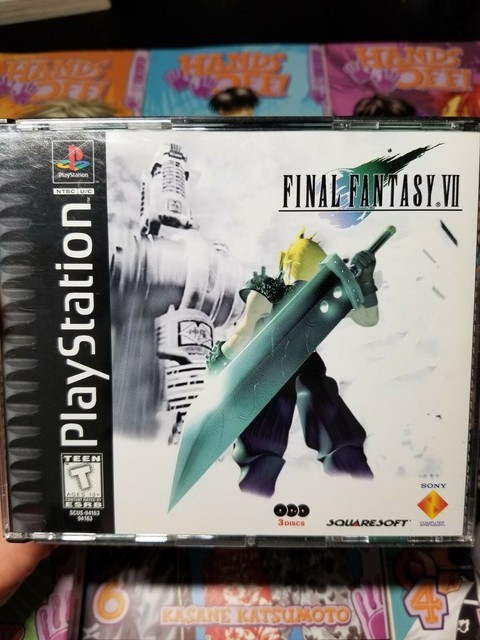 Final Fantasy 7 VII FF7 (PlayStation 1, 1997) Manual + Discs Complete ...