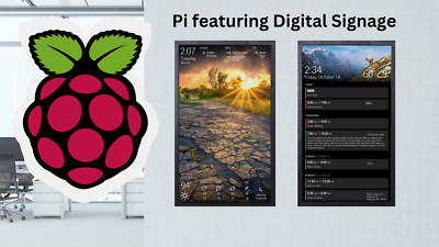 DakBoard-Loaded Raspberry Pi – Plug & Play Digital Signage Display | eBay